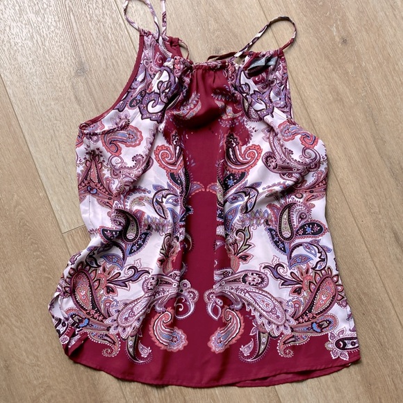 New York & Company | Tops | Tank With Ty Back At The Neck | Poshmark